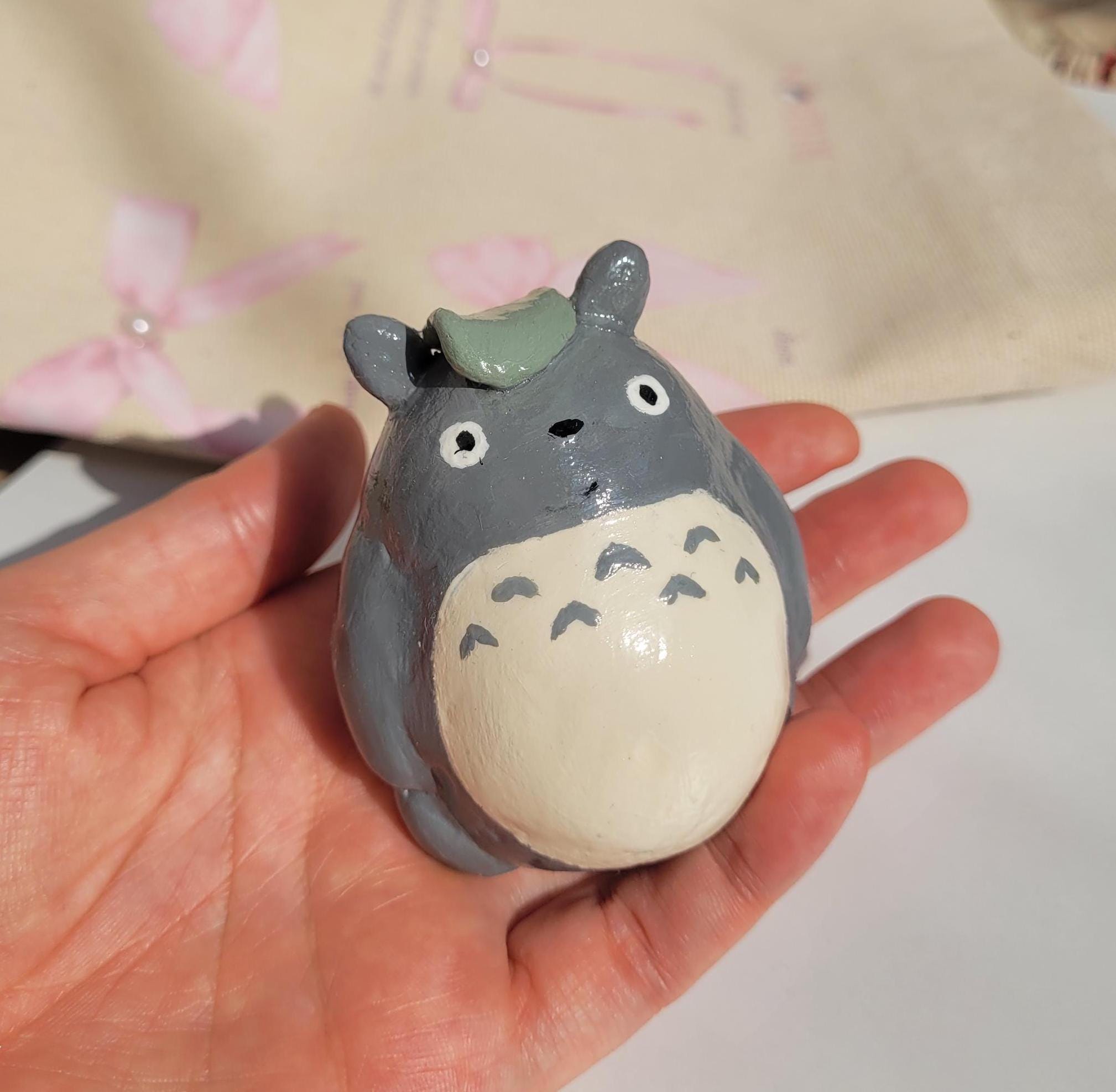 My Neighbor Totoro Clay Figure Studio Ghibli Clay 3D Figure Painted ...