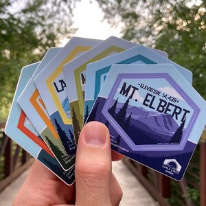 All 58 Colorado 14ers Sticker Collection | High Quality, Vinyl ...