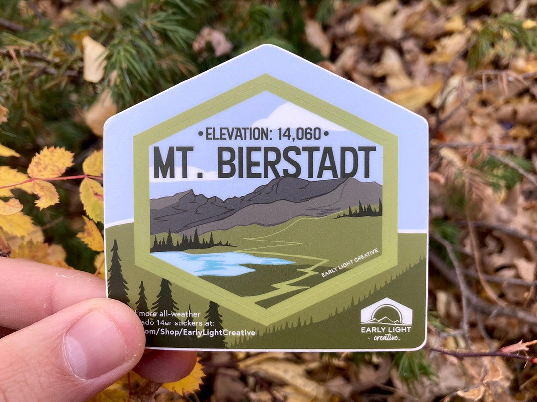 Colorado 14er: Mt. Bierstadt Sticker | High Quality, Vinyl, Waterproof ...