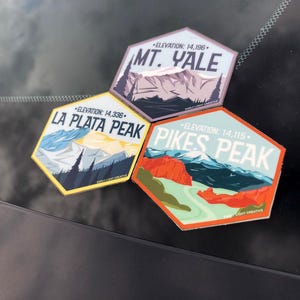 All 58 Colorado 14ers Sticker Collection | High Quality, Vinyl ...