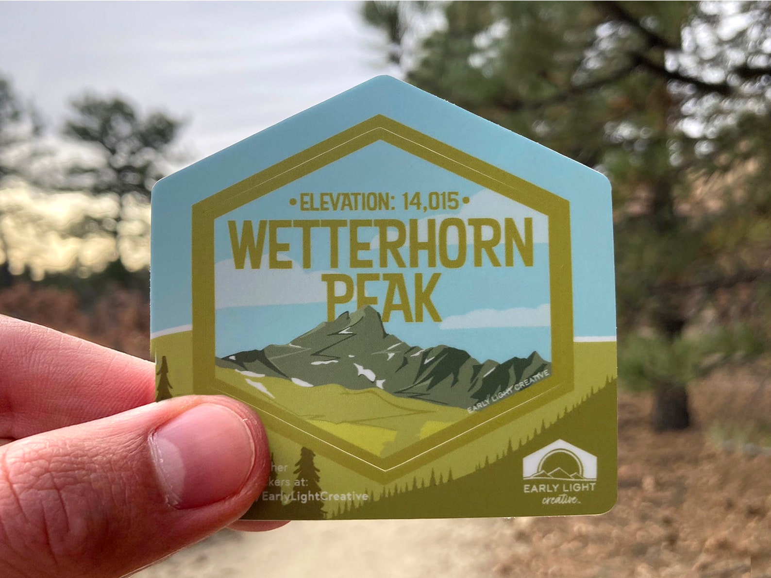 Wetterhorn Peak Sticker | Waterproof, Vinyl Colorado 14ers Hiking ...