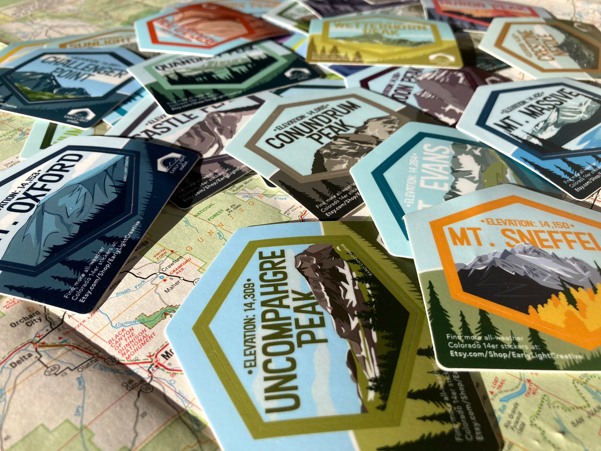 Colorado 14er: Mt. Bierstadt Sticker High Quality, Vinyl, Waterproof ...