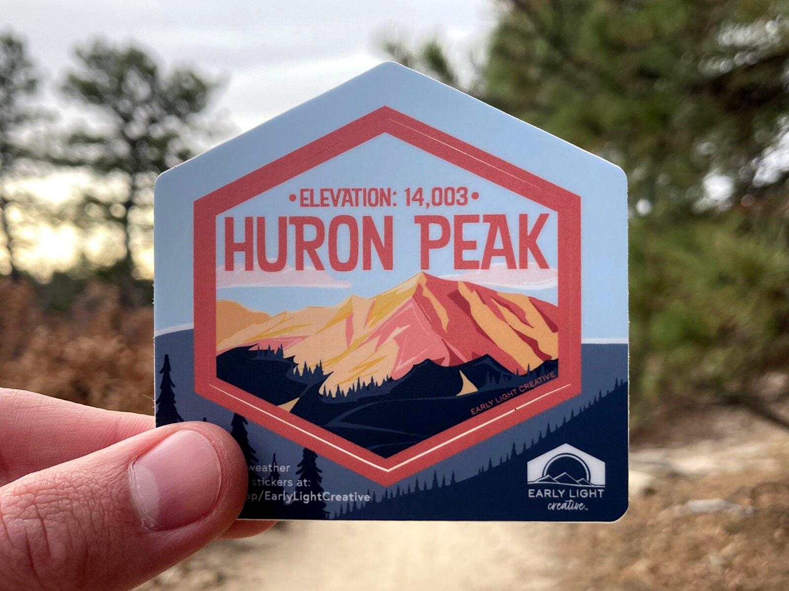 Colorado 14er: Huron Peak Sticker High Quality Vinyl - Etsy