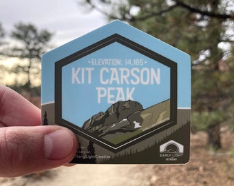 Colorado 14er: Mt. Shavano Sticker High Quality, Vinyl, Waterproof ...