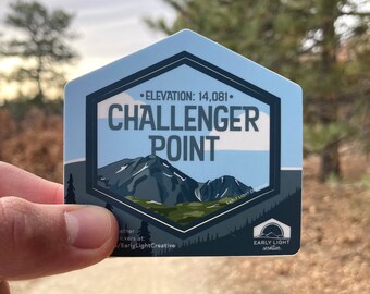Colorado 14er: Mt. Shavano Sticker High Quality, Vinyl, Waterproof ...