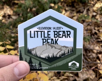 Colorado 14er: Wetterhorn Peak Sticker High Quality Vinyl - Etsy