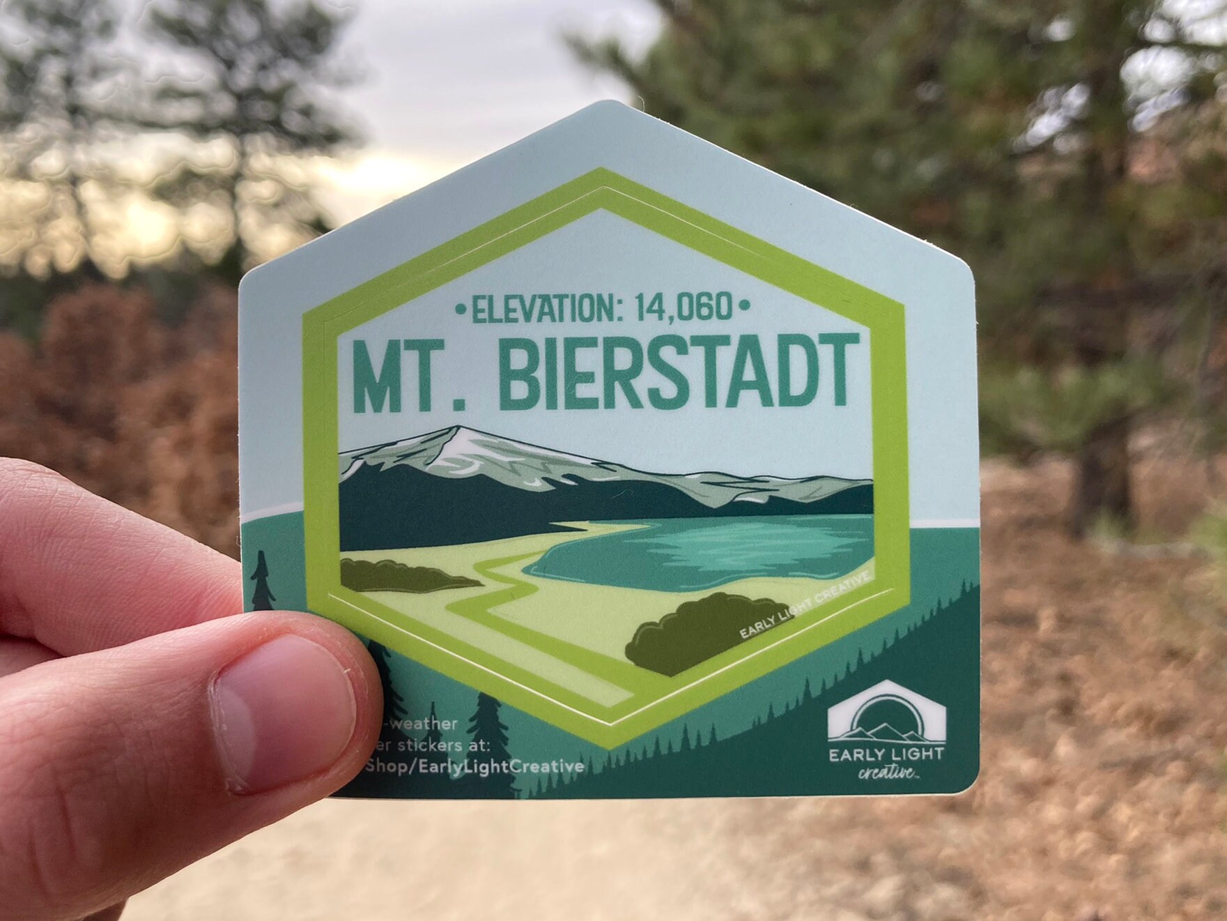 Colorado 14er: Mt. Bierstadt Sticker High Quality Vinyl - Etsy