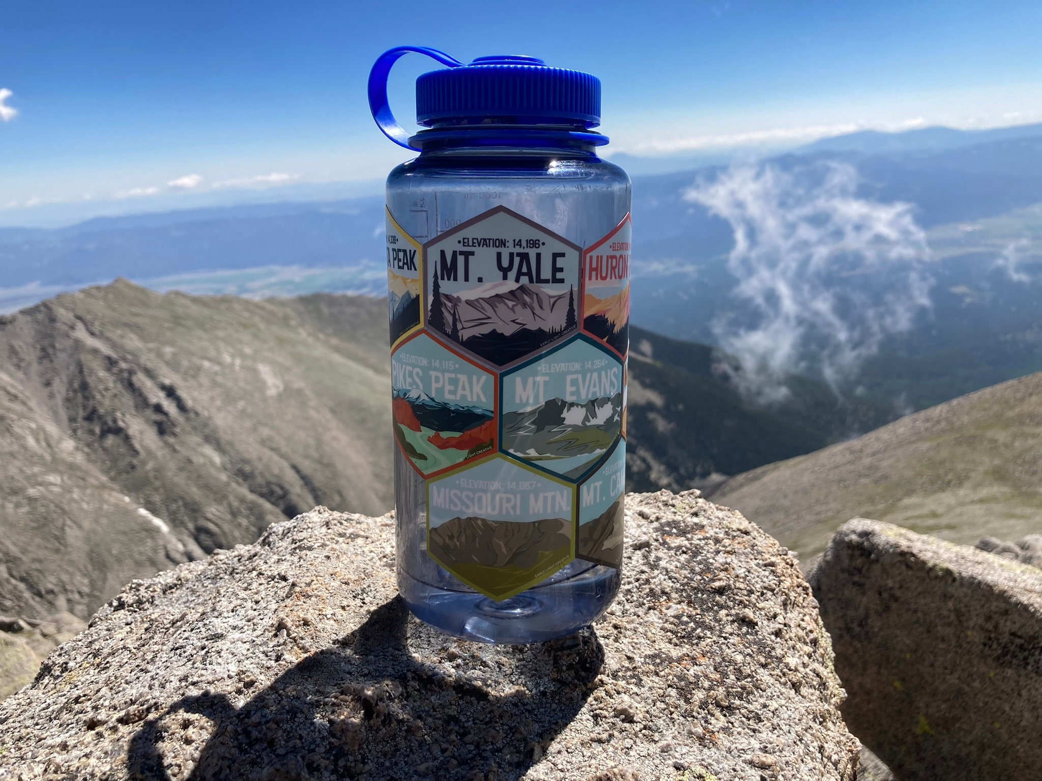 Colorado 14er: Mt. Bierstadt Sticker High Quality, Vinyl, Waterproof ...