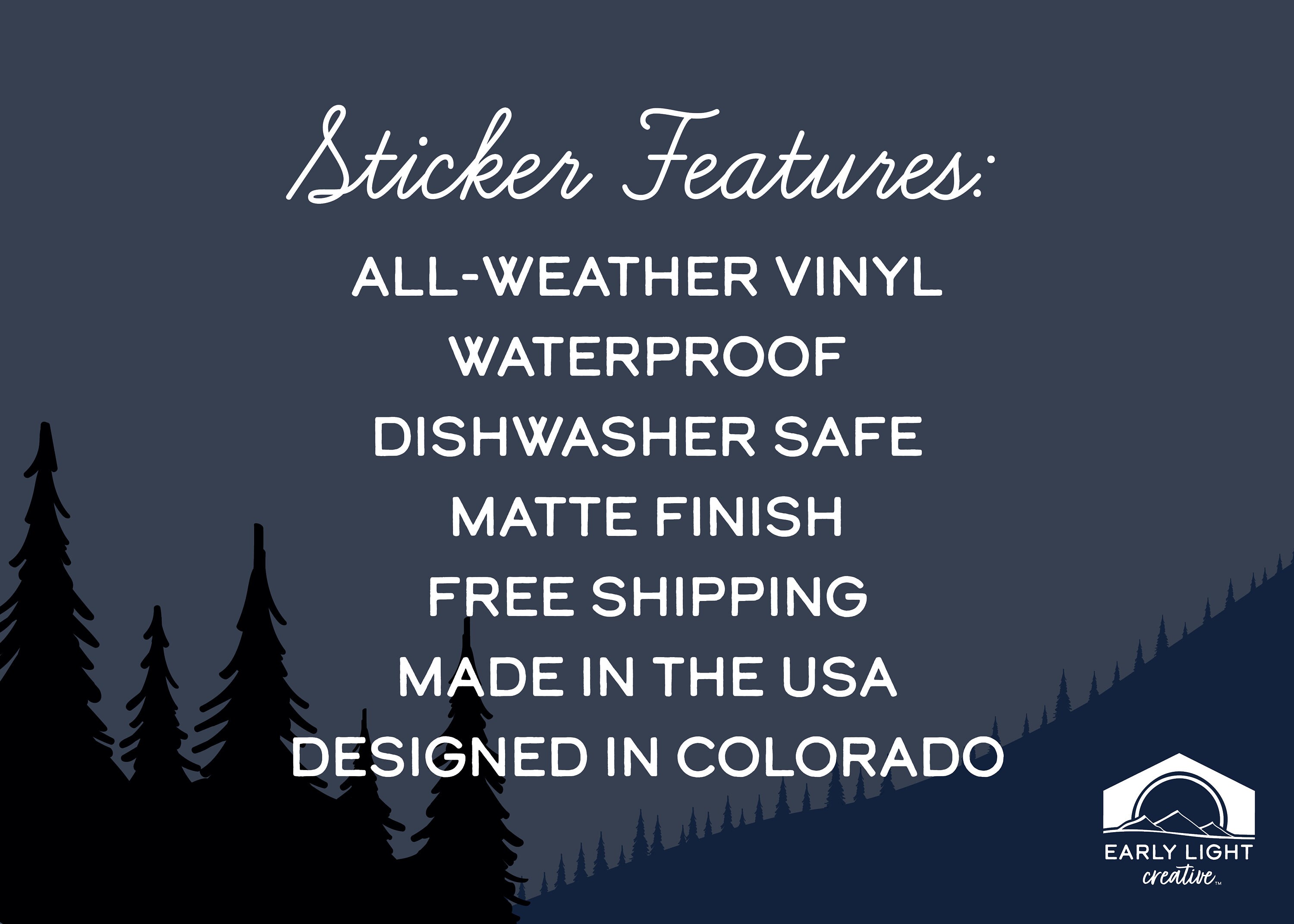 Colorado 14er: Pikes Peak Sticker High Quality, Vinyl, Waterproof ...