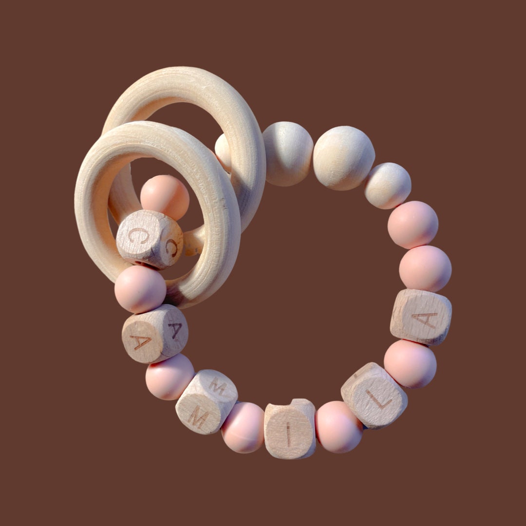 Personalized Baby Rattle - Etsy