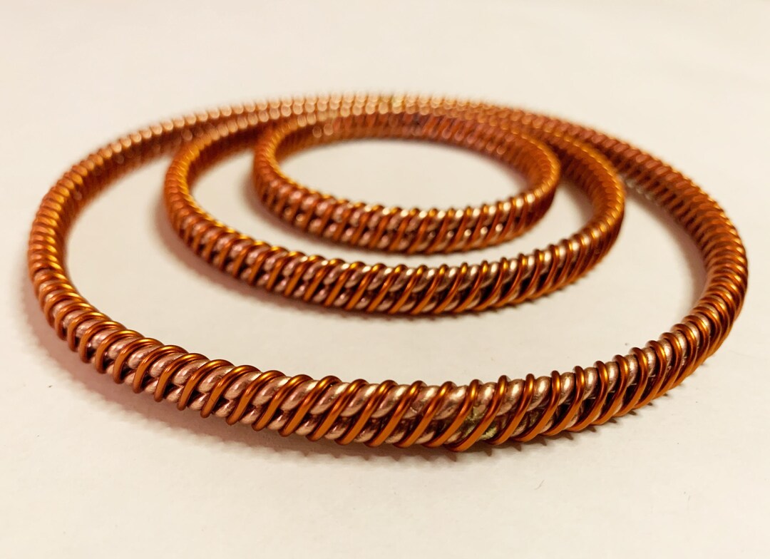 Hand Wrapped Double Tensor Rings, Quarter and Half Size Sacred, Lost or ...