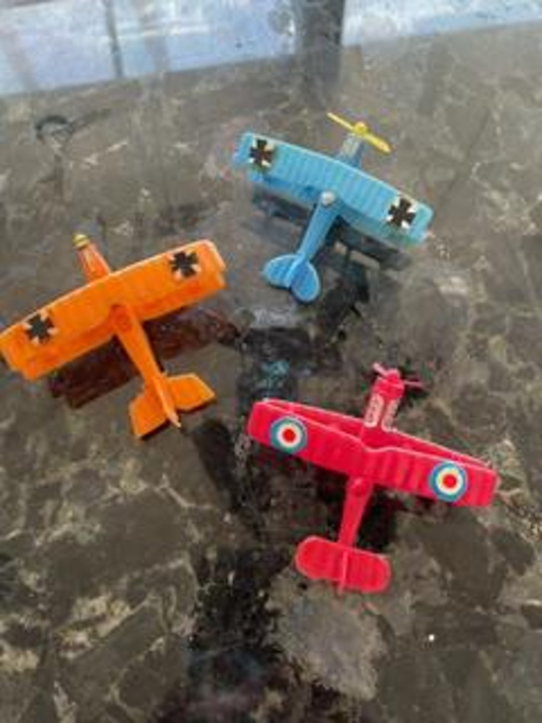 Vintage 1960's-70's Plastic Planes, 3 Toy Planes Made in Hong Kong ...