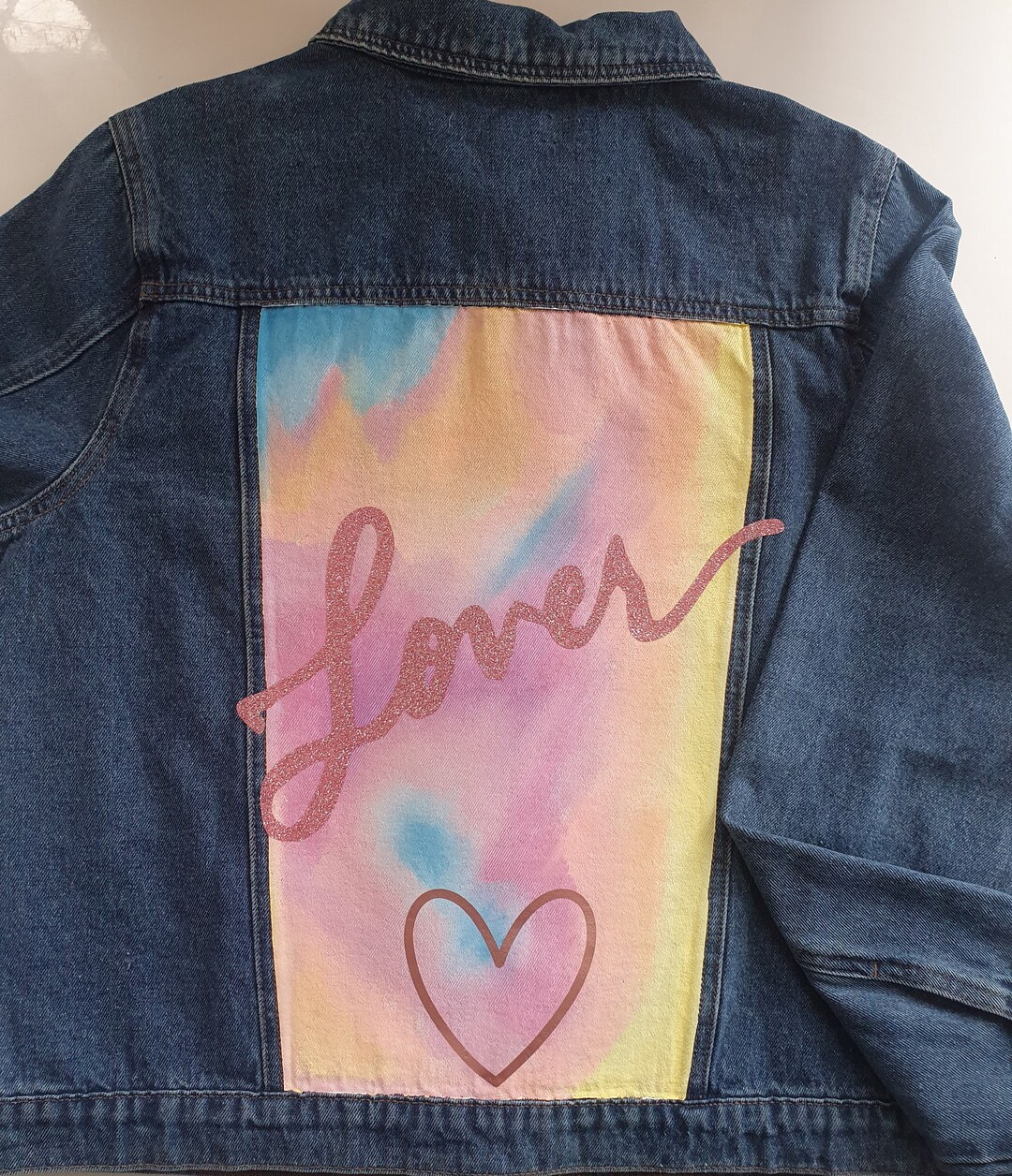 Taylor Swift Inspired Lover Denim Jacket the Eras Tour - Etsy