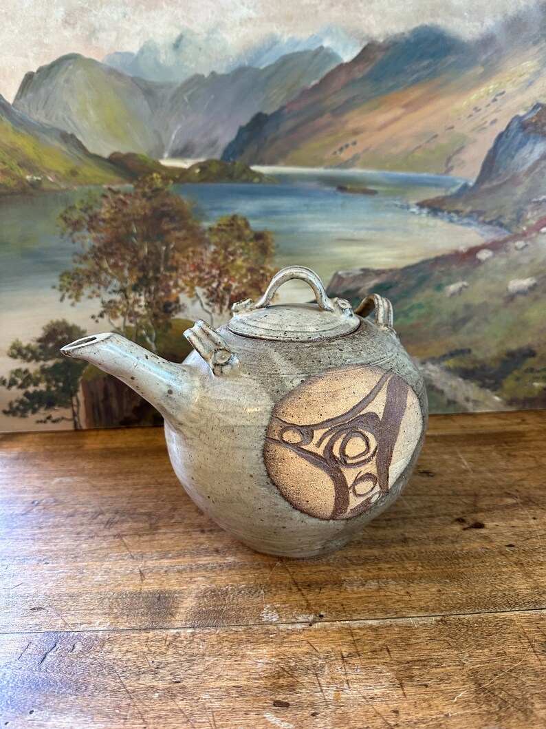 Studio Pottery Teapot Sarah Jane Weiss Earthenware - Etsy