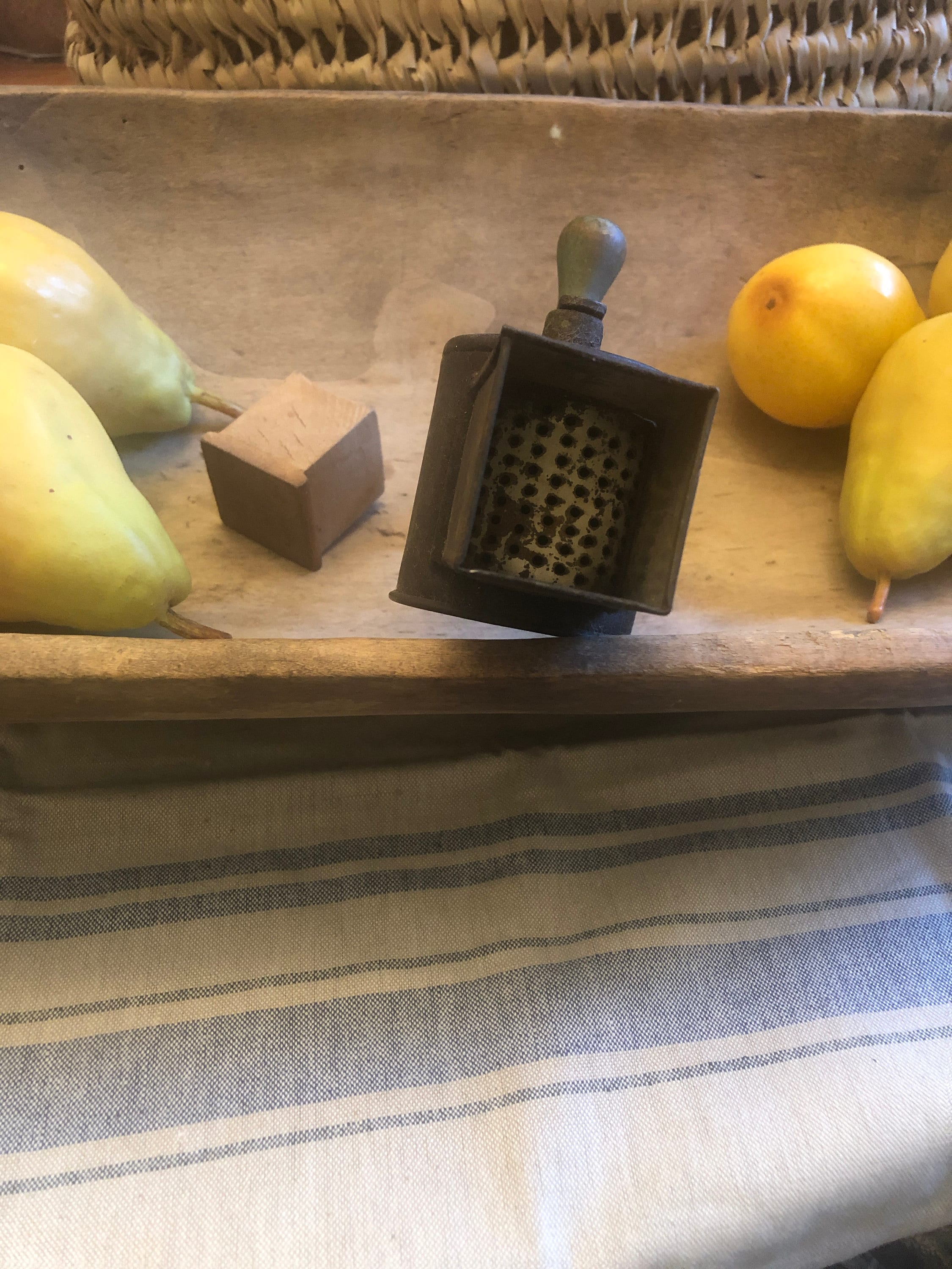 Farmhouse Green Table Side Grinder Vintage Kitchen - Etsy