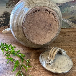 Studio Pottery | Teapot | Sarah Jane Weiss | Earthenware | Abstract - Etsy