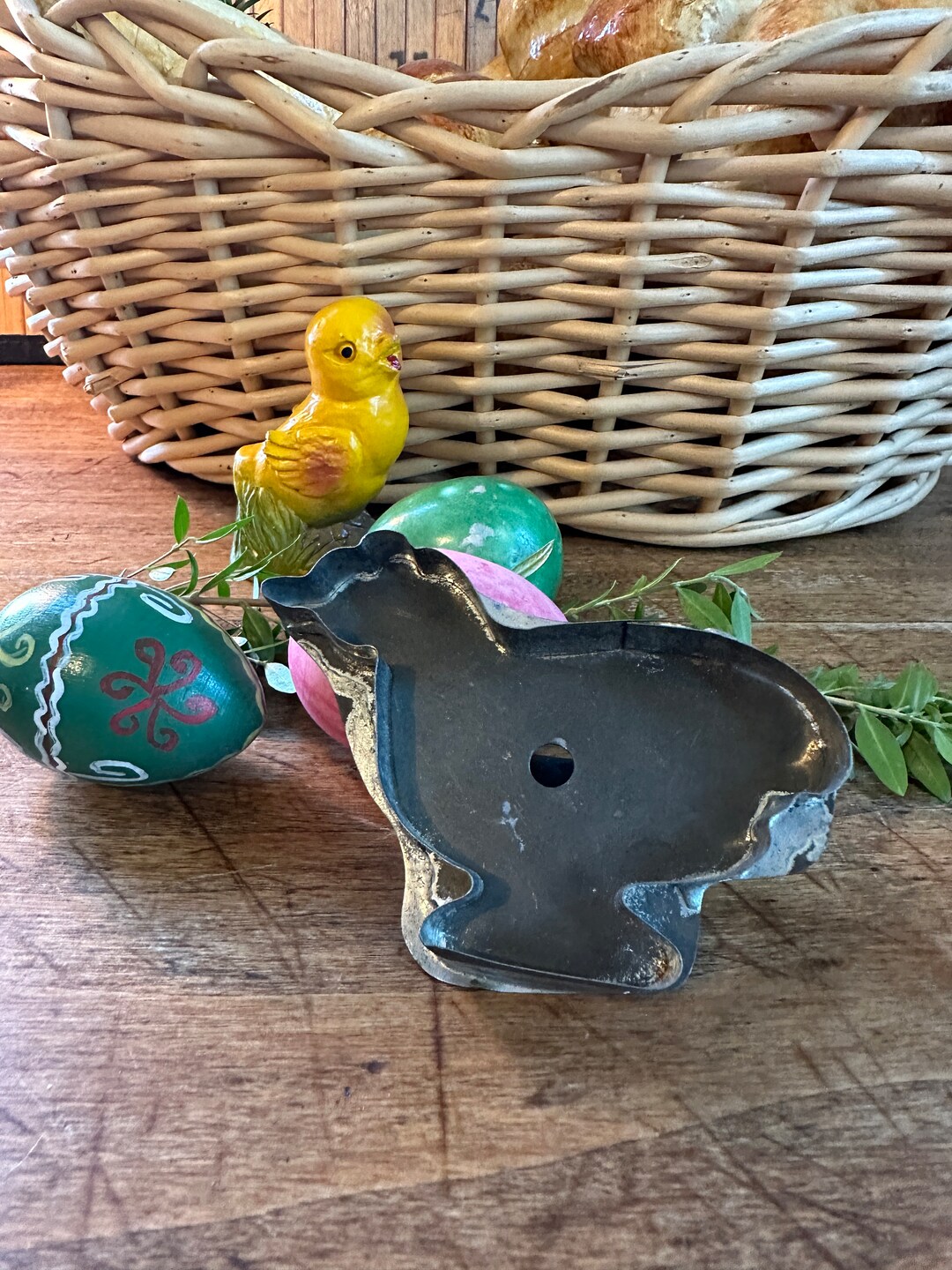 Vintage | Tin | Metal | Chick Shaped | Cookie Cutter | Easter ...
