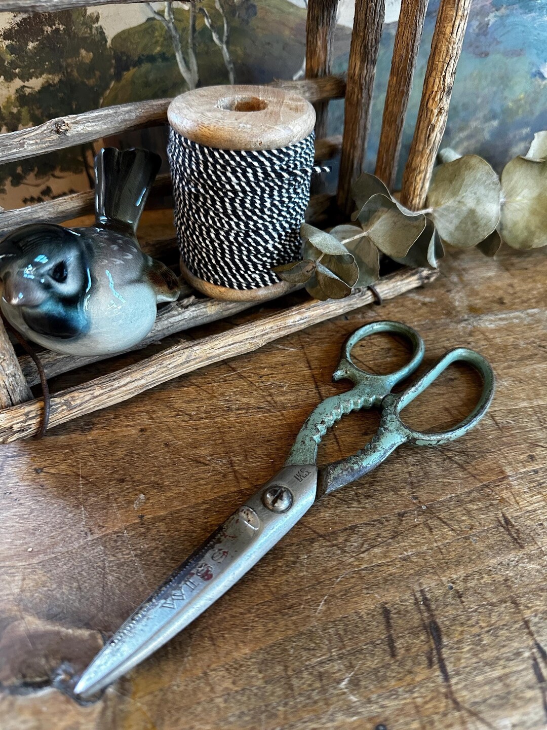 Wiss | Kitchen Shears | Celadon Green | Scissors | Jar Opener | Nut ...