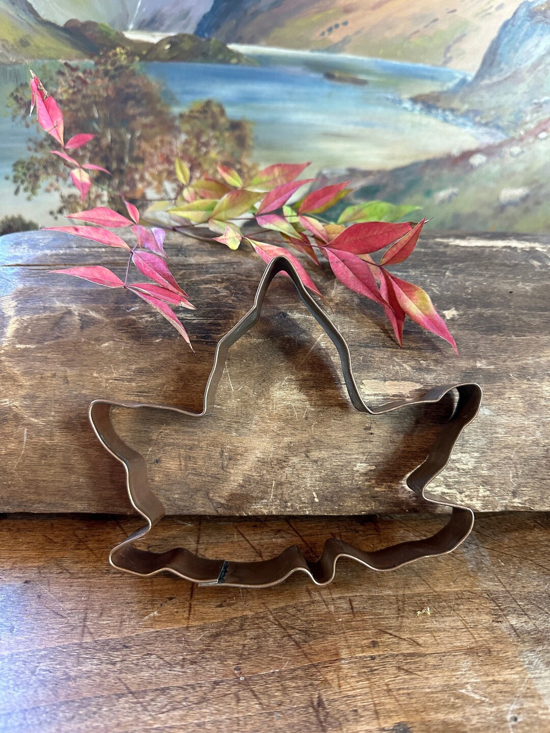Large | Copper | Leaf | Cookie Cutter | Sugar Cookies | Christmas ...