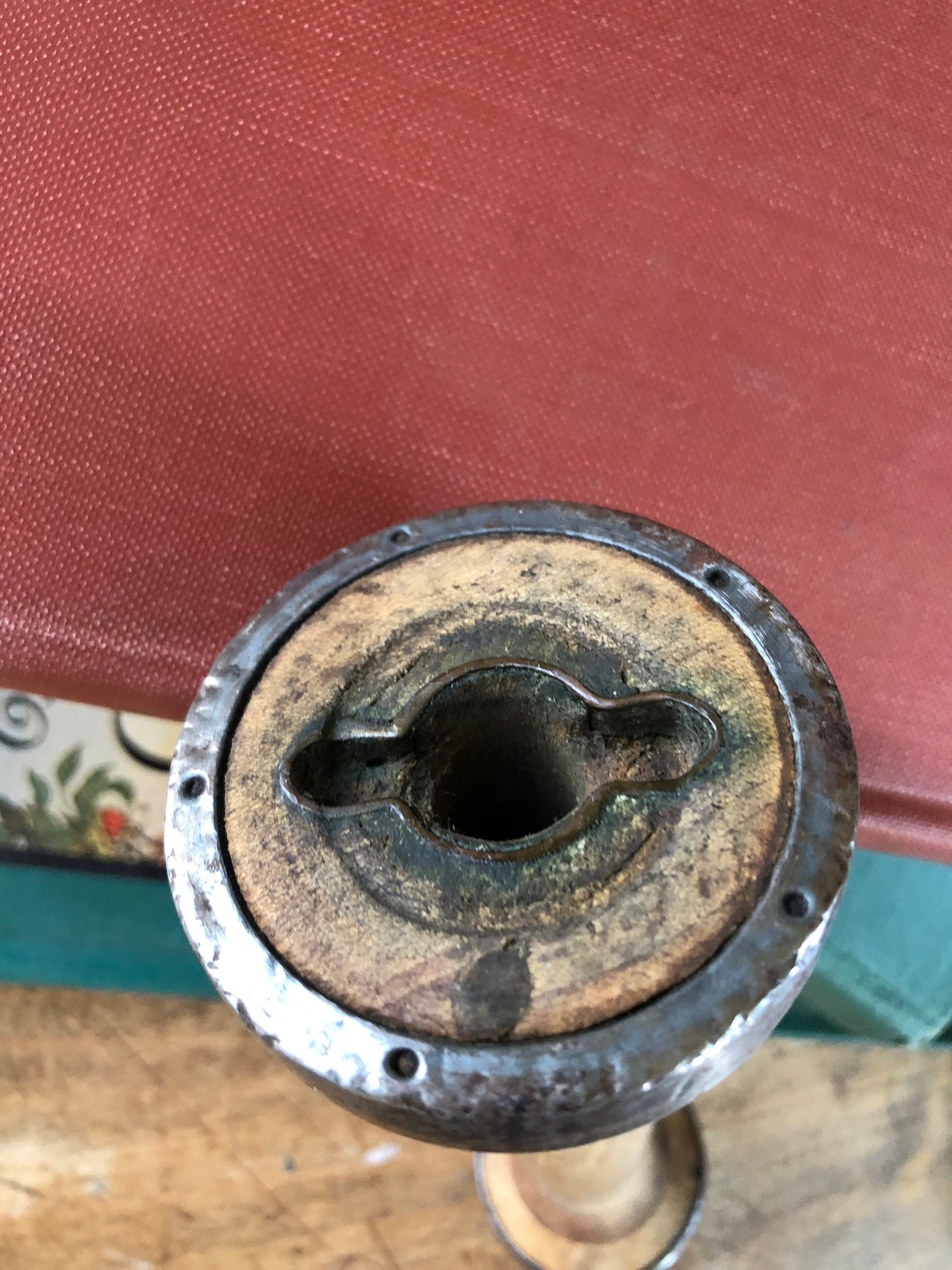 Large Wooden Spool Bobbin Industrial Filler Sewing Vintage Textiles ...