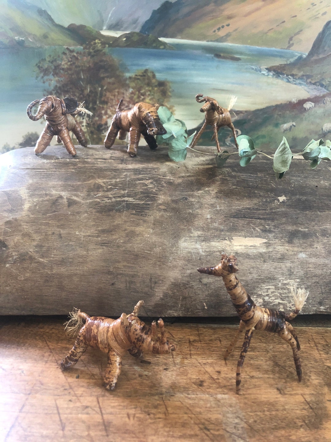 Banana Fiber Animals | Kenyan | Fiber Art | Hand-crafted | African ...