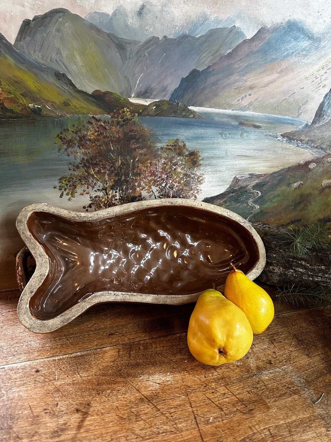 Antique | Heavy | Alsace Pottery | Terrine | French | Ceramic | Pottery ...