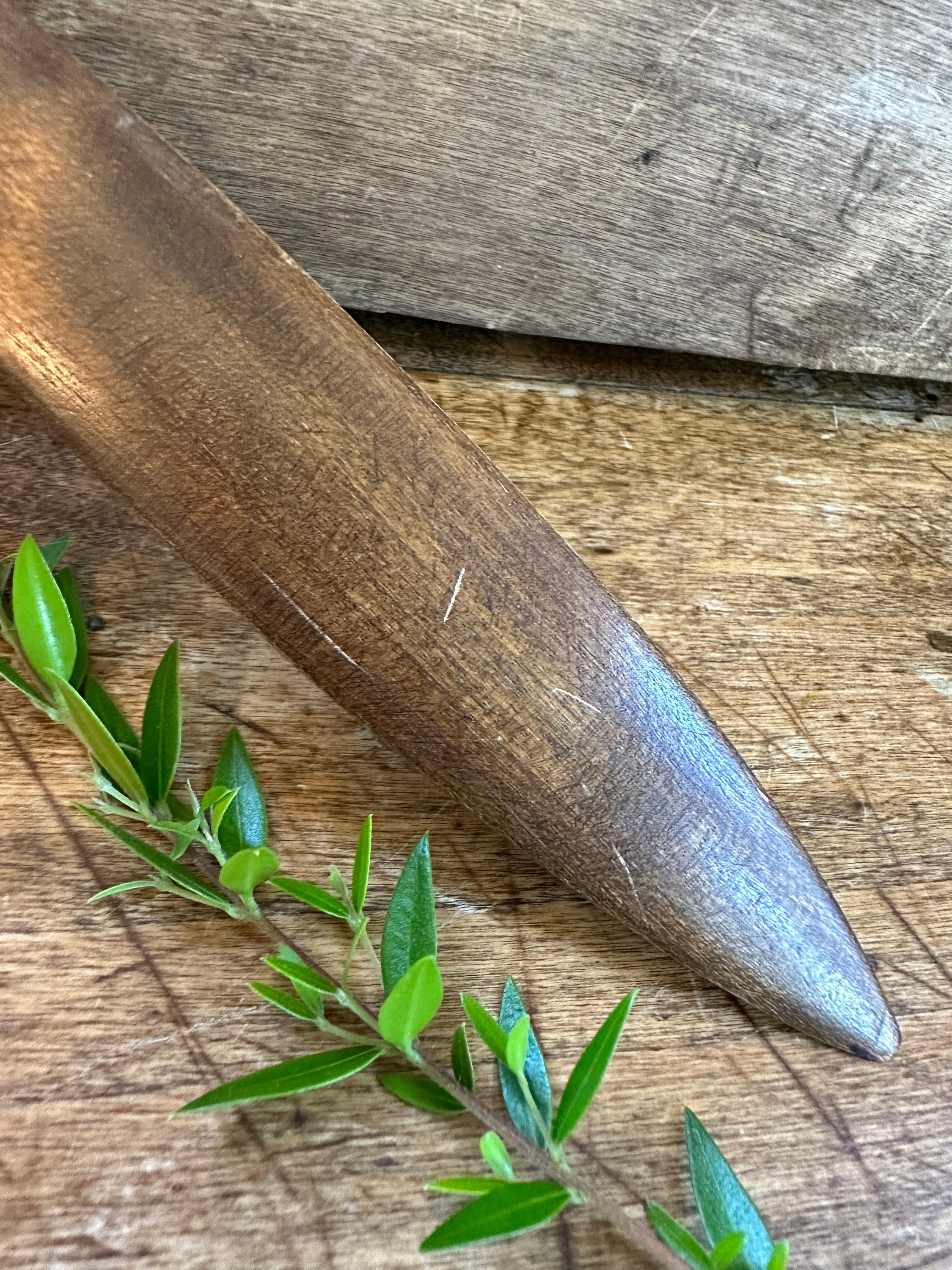 Wooden Welsh Knife Tole Painted Letter Opener Folk - Etsy