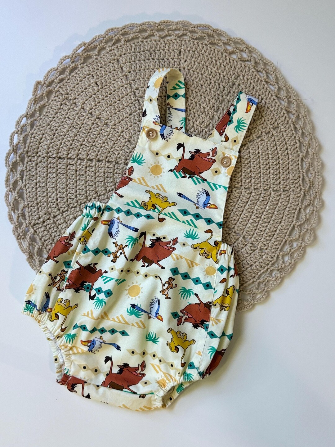 Lion King Romper: Birthday Outfit, Timon & Pumba Theme - Etsy