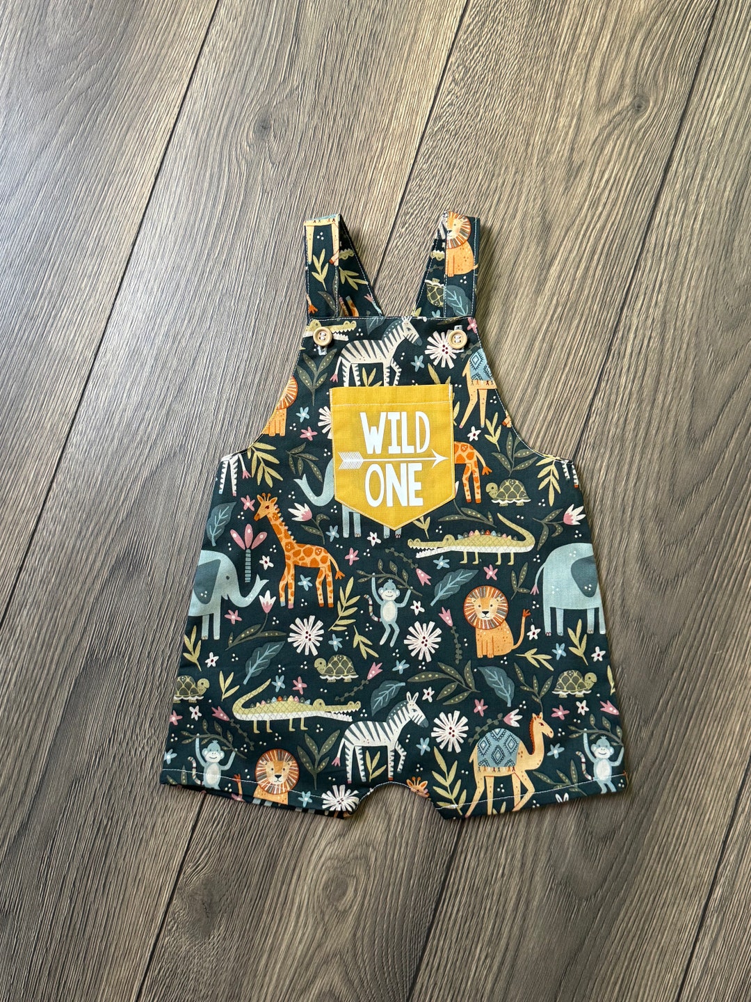 Wild One Safari Baby Outfit- Safari Baby Outfit - Adorable Jungle ...