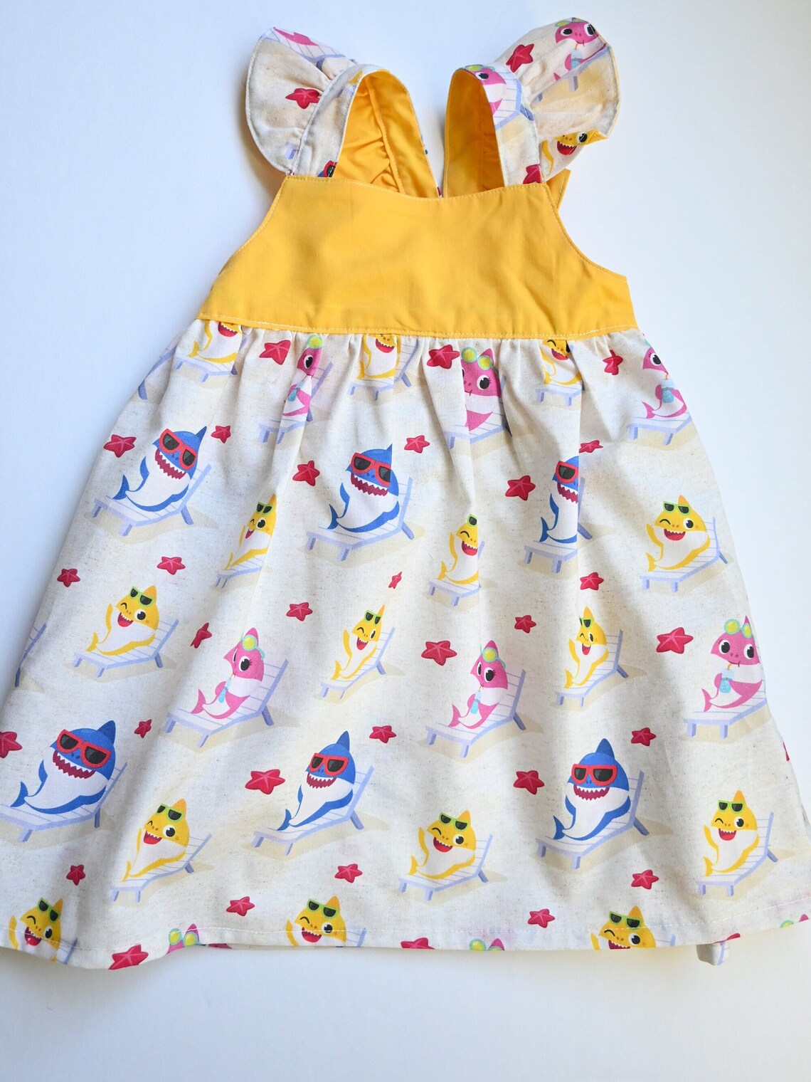 Baby Shark Dress Birthday Dress Celebration Dress Baby - Etsy