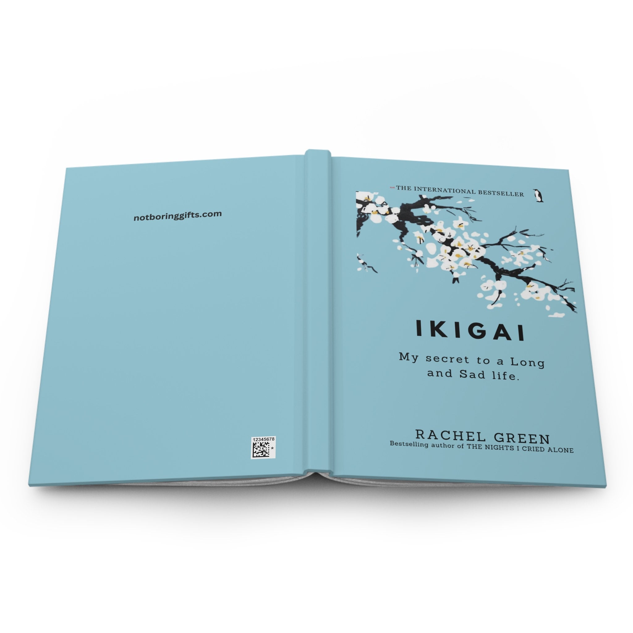Find Your Ikigai Journal Novelty Hardback Notepad Dark Humor Bookish ...
