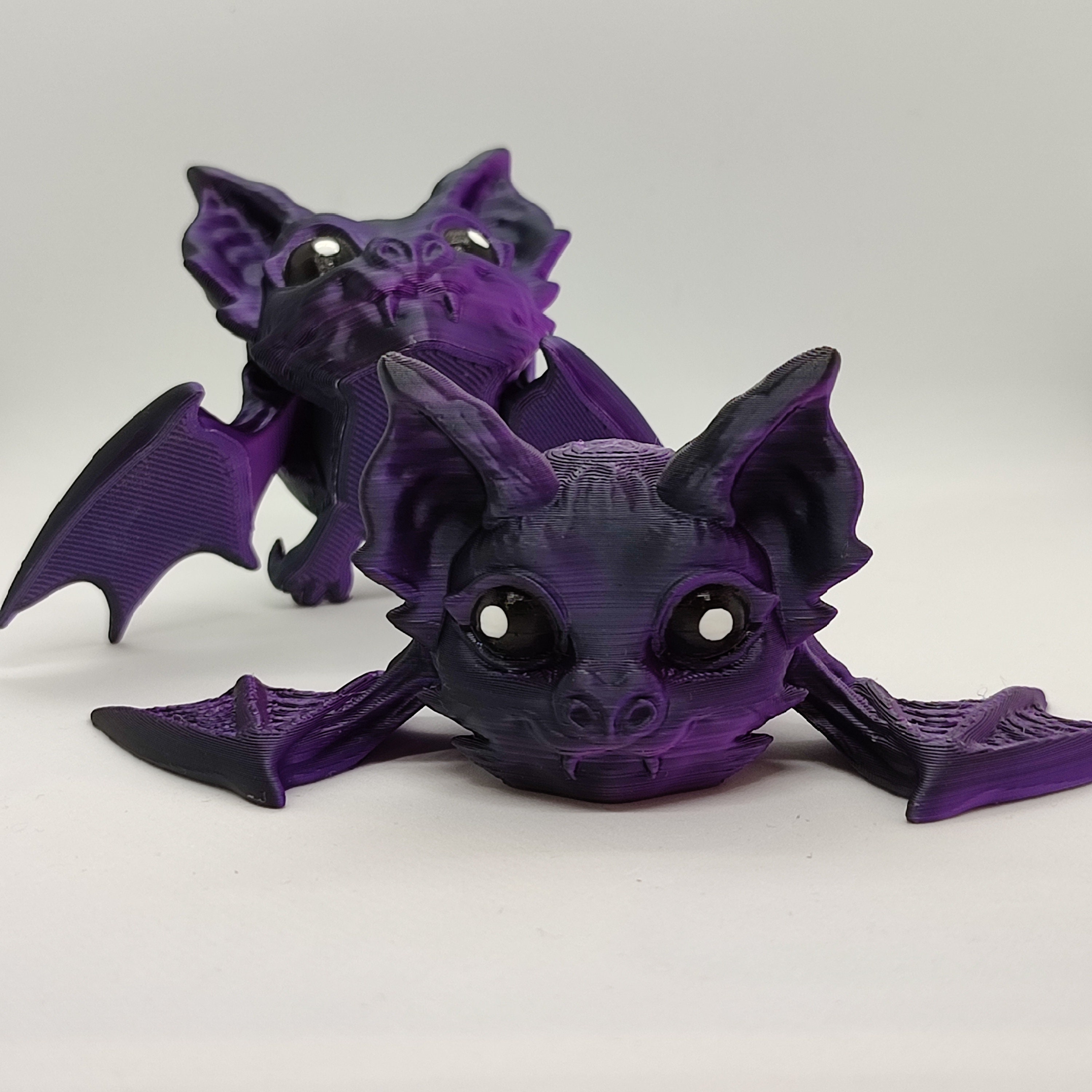 Flexi Bat, Articulated Bat, 3D Printed, Fidget Toy, Halloween ...