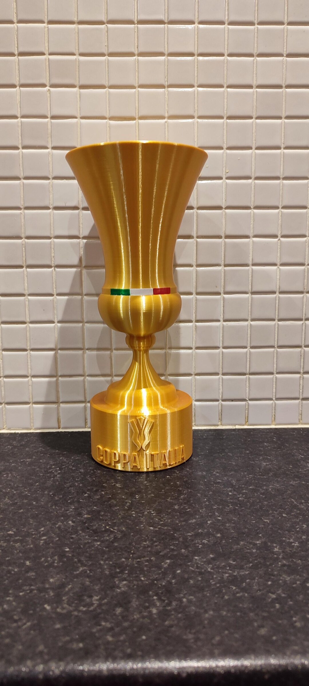 Italian Cup Trophy Replica, Italy Football Trophy Replica, 3D Printed ...