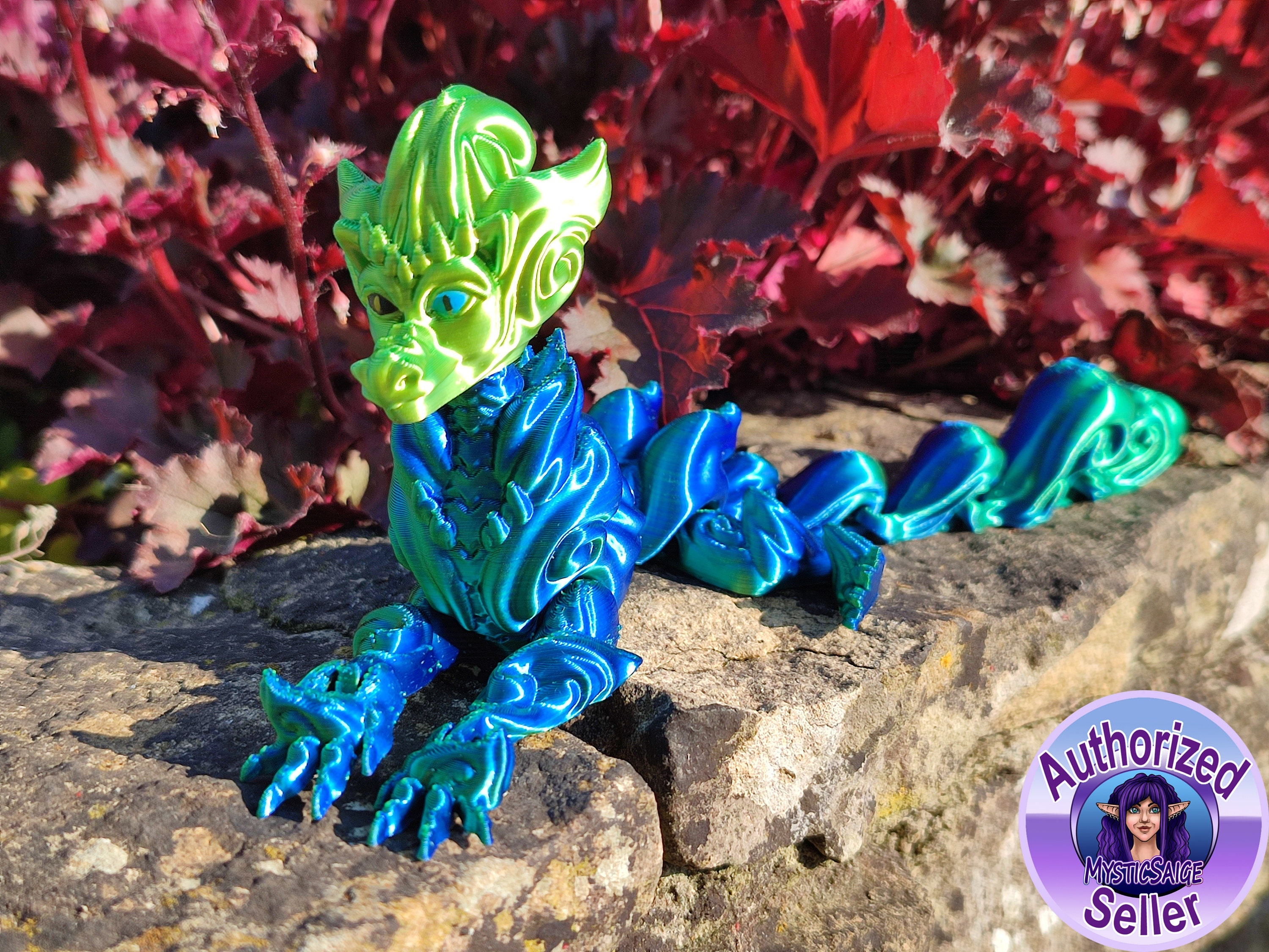 Articulated Cloud Dragon Cloud Dragon Flexi Dragon Fully - Etsy