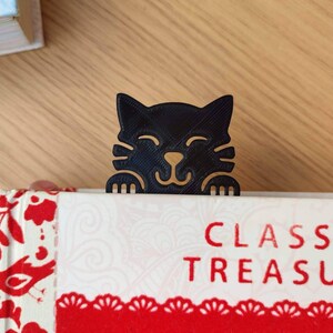 Cat Bookmark, Cat Booksign, Book Sign, Readers, Cats Lover, Black Cat ...