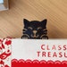 Cat Bookmark, Cat Booksign, Book Sign, Readers, Cats Lover, Black Cat ...