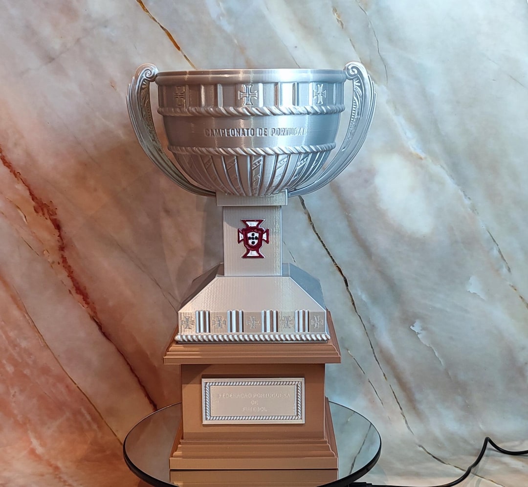 Réplica do Troféu de Portugal, Impresso em 3D, Réplica do Campeonato de ...
