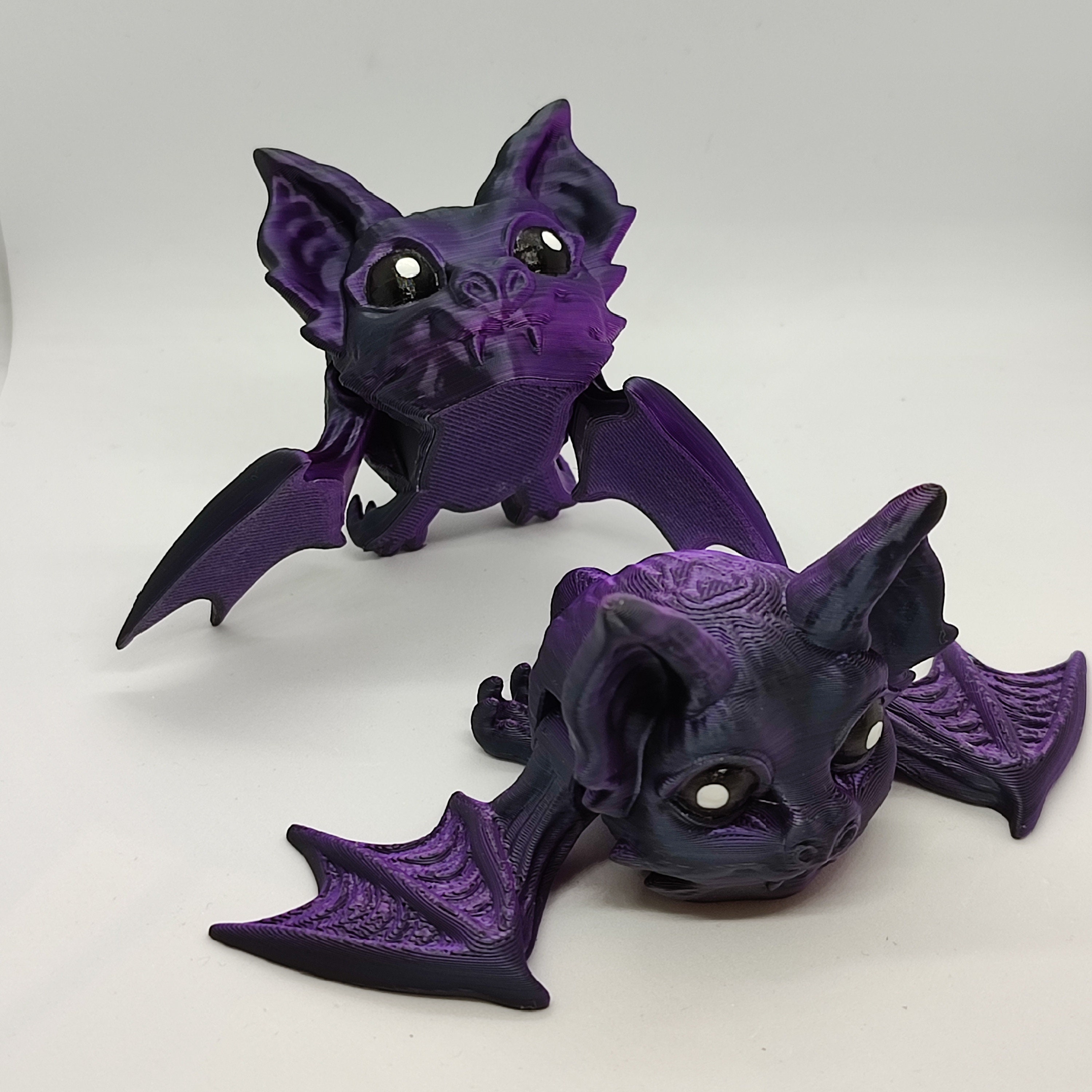 Flexi Bat Articulated Bat 3D Printed Fidget Toy Halloween - Etsy
