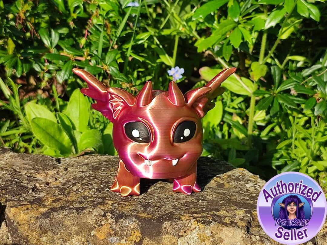 Articulated Dragon Puff, Flexi Dragon, Puff Dragon, Stress Reliever ...