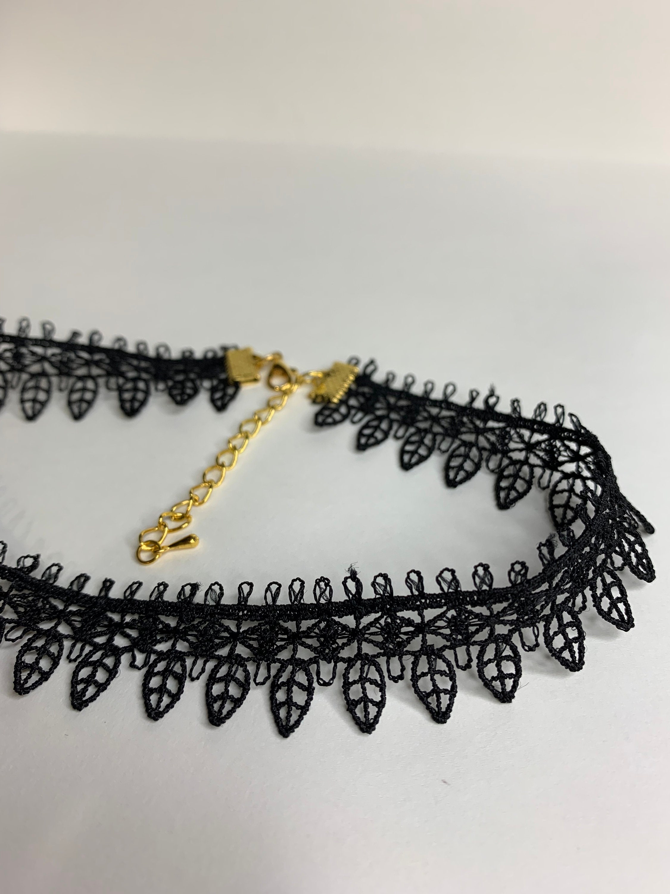 Black Lace Choker - Etsy