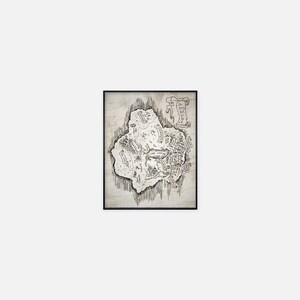 Map of Adalon From Bow Before the Elf Queen Poster 11 X 14 - Etsy
