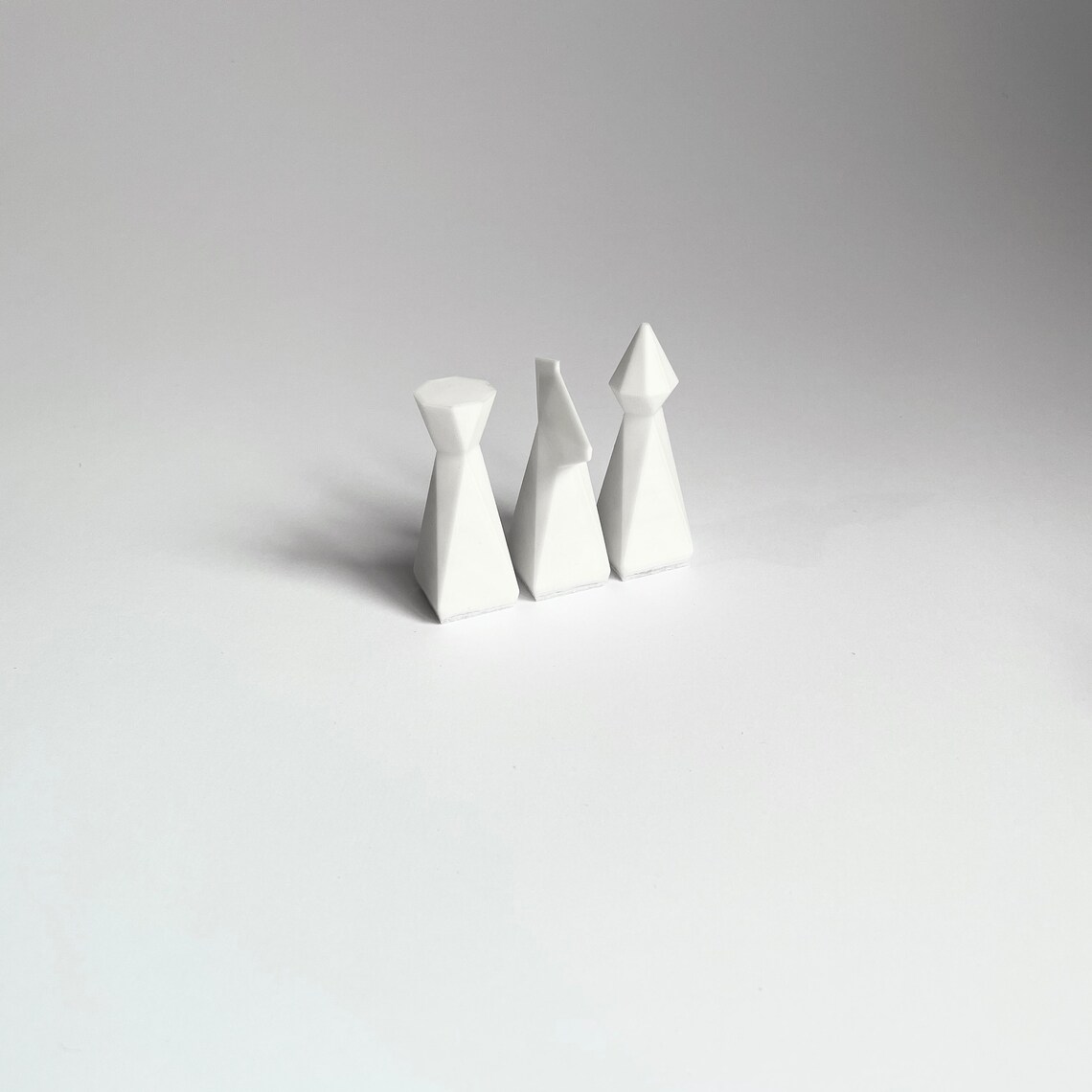 GEODE Modern Chess Set 3D Printed, Weighted & Hand Finished 'quartz ...