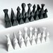 GEODE Modern Chess Set 3D Printed, Weighted & Hand Finished 'quartz ...