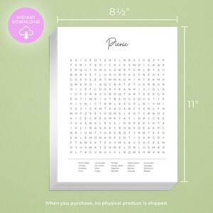 10 Springtime Word Search Puzzles | Instant Download | 8.5x11 Inches | Printable PDF ...