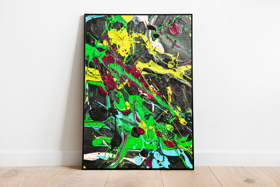 Chaos - Acrylic Pour Painting - Etsy