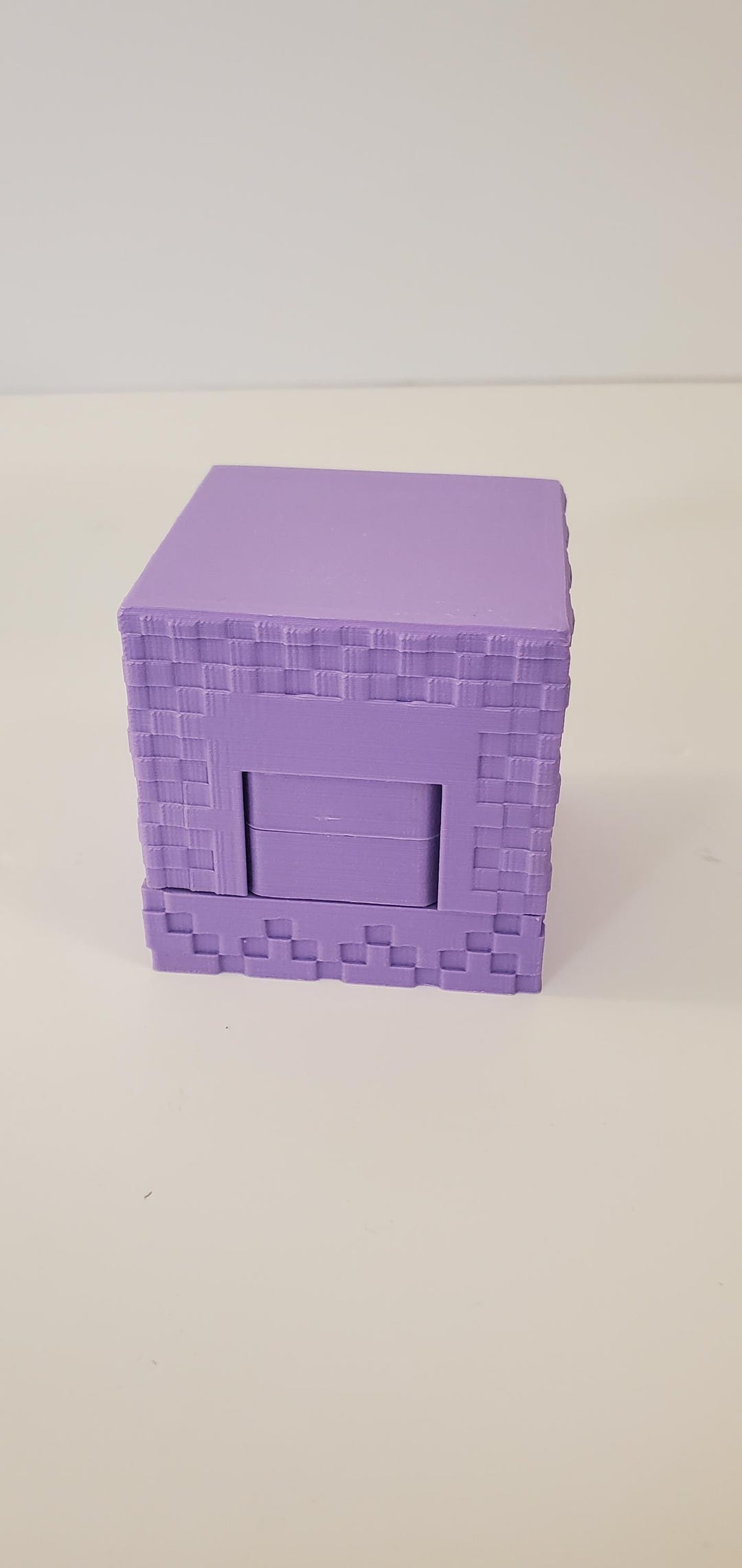 Minecraft "herb" Grinder 3D Printed Shulker Box With Keef Catcher - Etsy