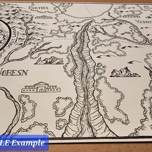 Custom Fantasy Map - Etsy