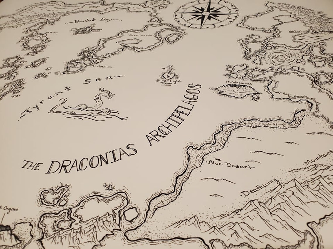 Custom Fantasy Map - Etsy