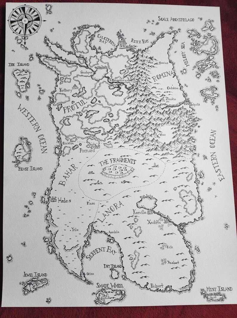 Double Size Map - Etsy