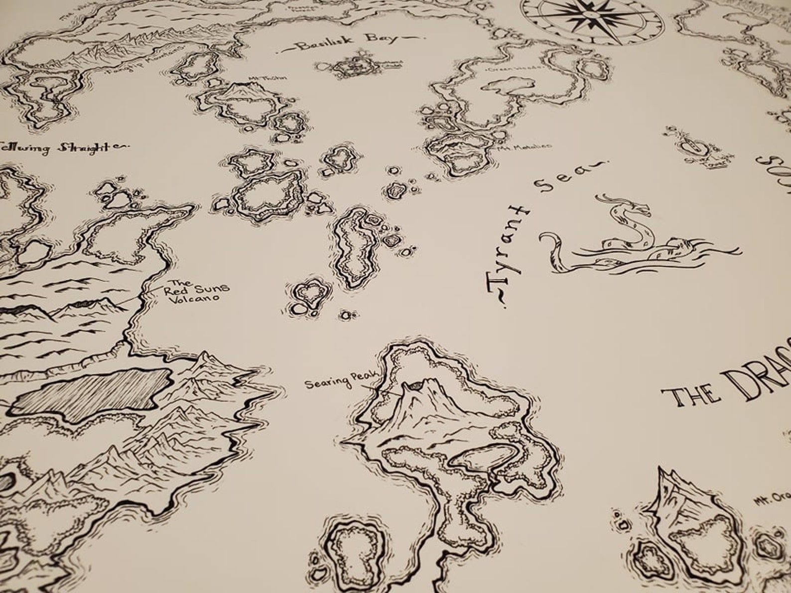Custom Fantasy Map - Etsy